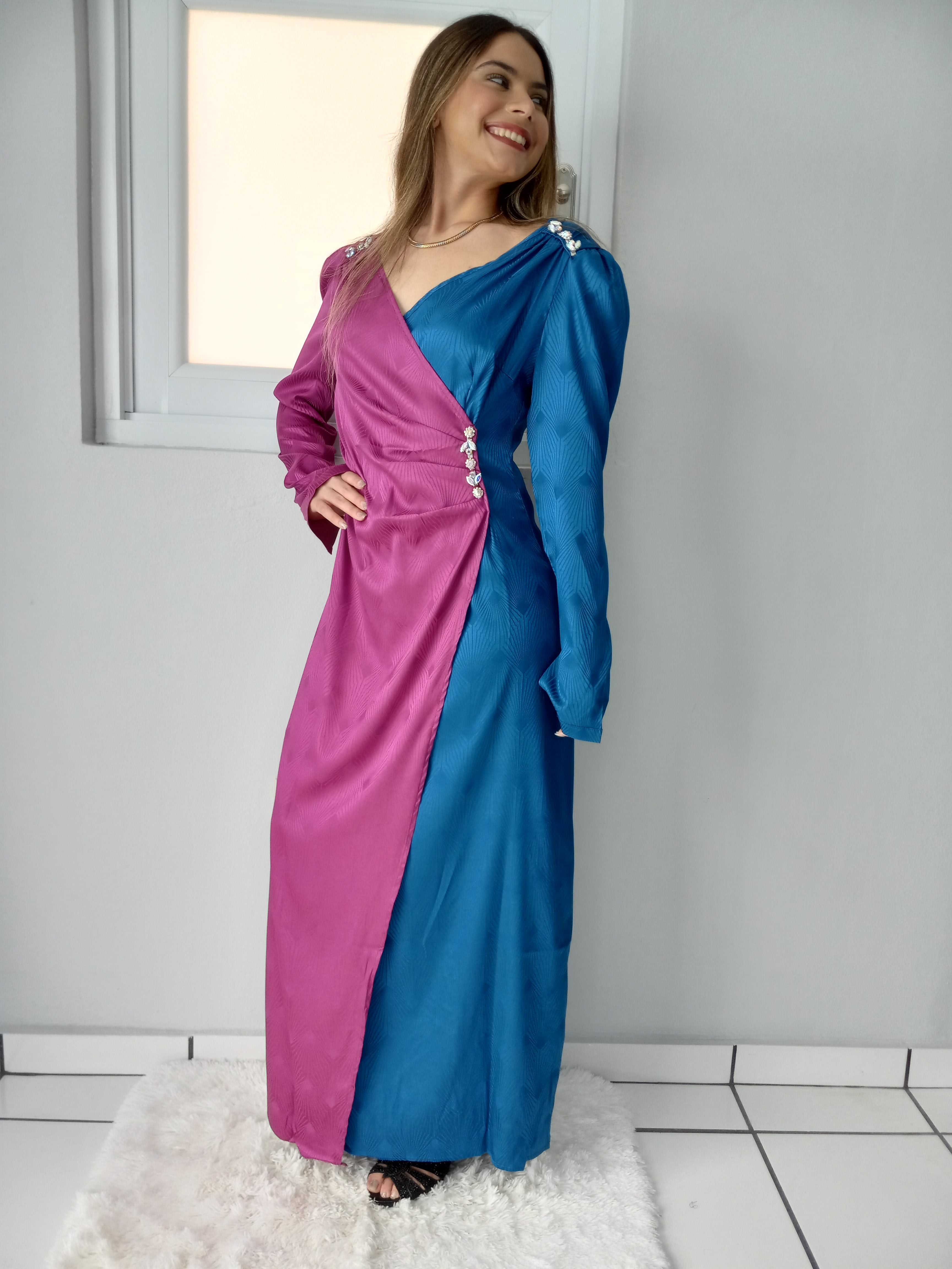 Color Contrast Dress – Edesias Boutique